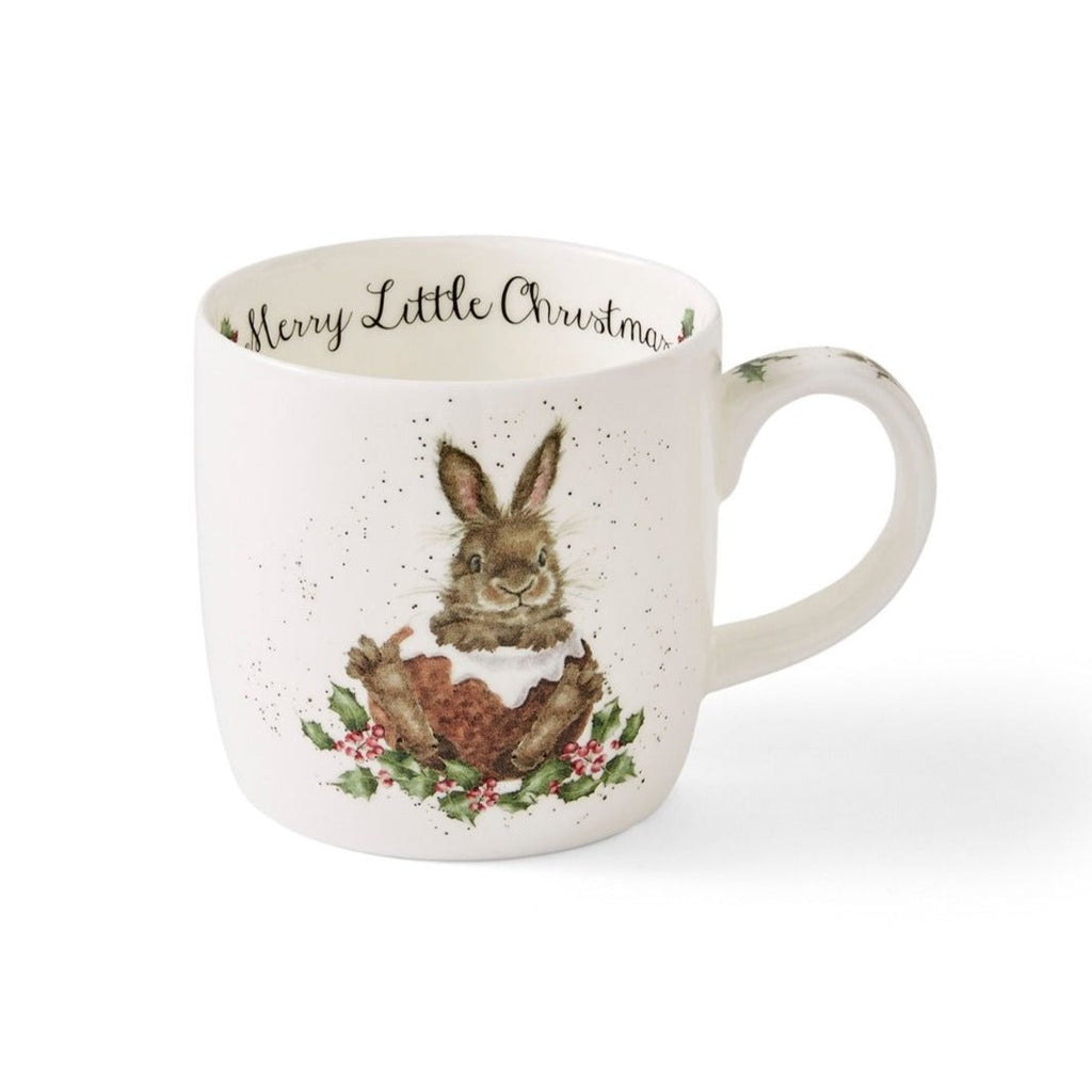 Royal Worcester Wrendale Designs Merry Little Christmas (Bunny) Mug ...